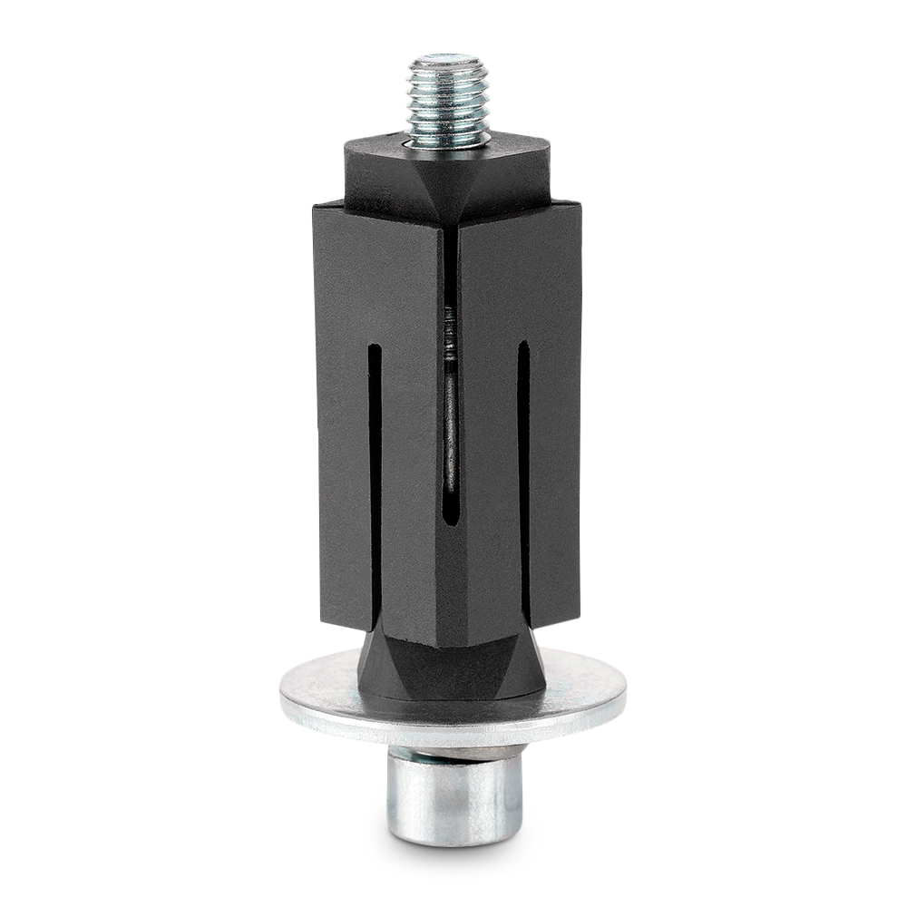 TENTE France : Fixation expansible pour tube carré de 27 à 30mm